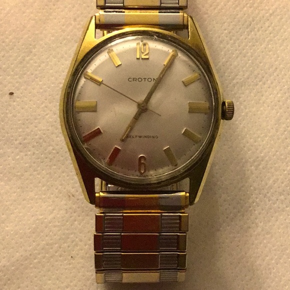 Vintage | Accessories | Vintage Croton Mens Watch Self Winding Watch ...